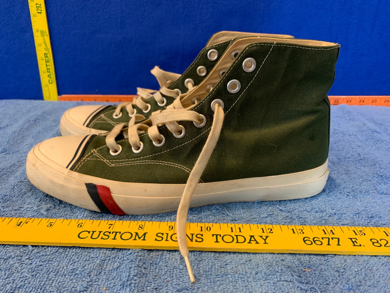 Pro Keds High Tops Canvas Sneakers Olive Green Shoes Men's size 11.5 | eBay