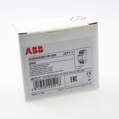 Abb DW2 Timer Digitale Programmabile Settimanale 2 Canali Bluetooth | eBay