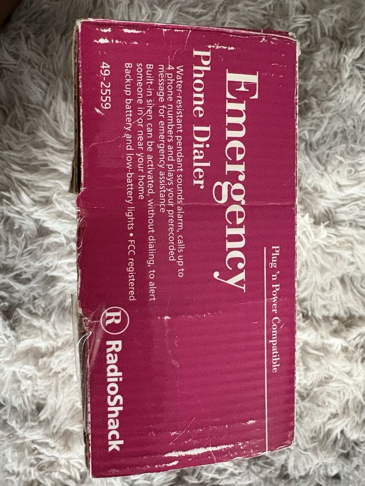 Vintage Radio Shack 49-2559R Personal Emergency Phone Dialer Pendant ...