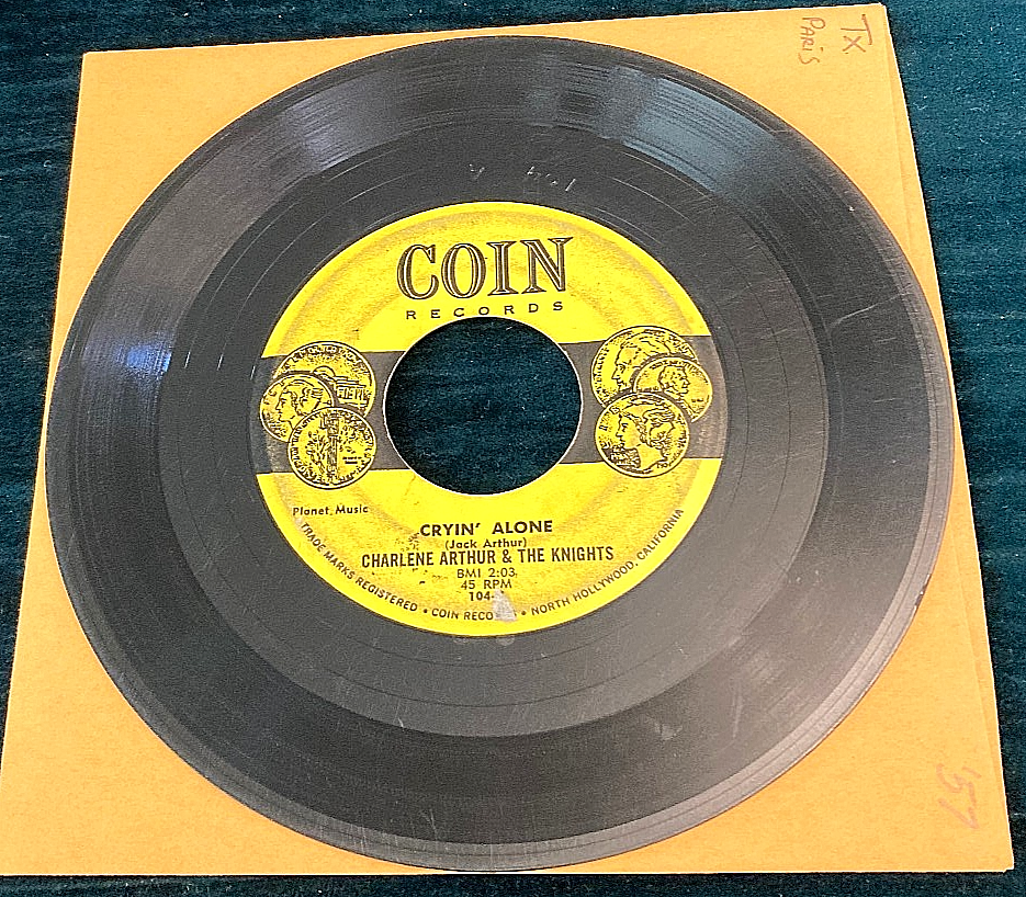 Charlene Arthur & the Knights: Hello Baby/Cryin'... 45 great rockabilly ...