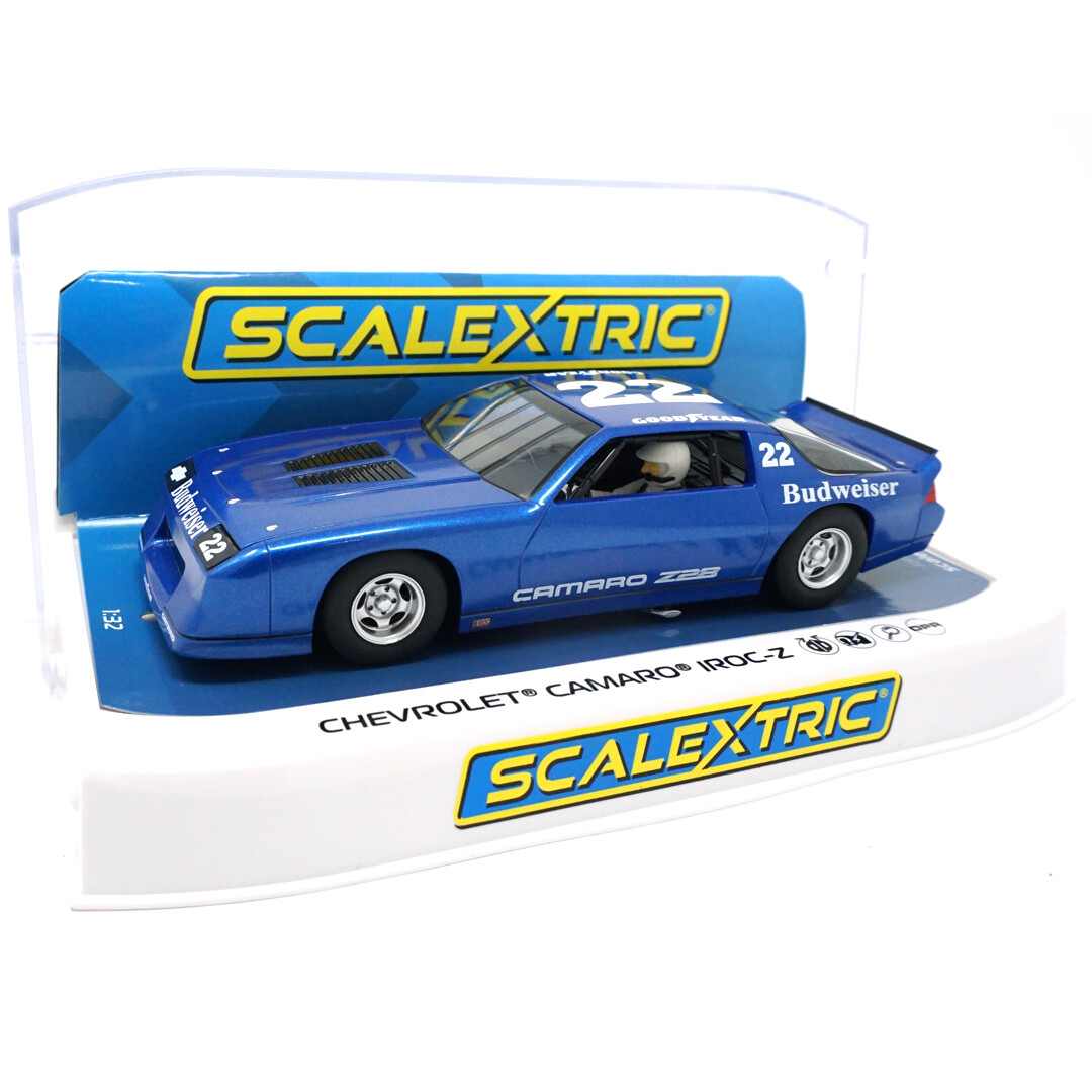 Scalextric C4145 Chevrolet Camaro IROC-Z - Blue 1/32 Slot Car | eBay