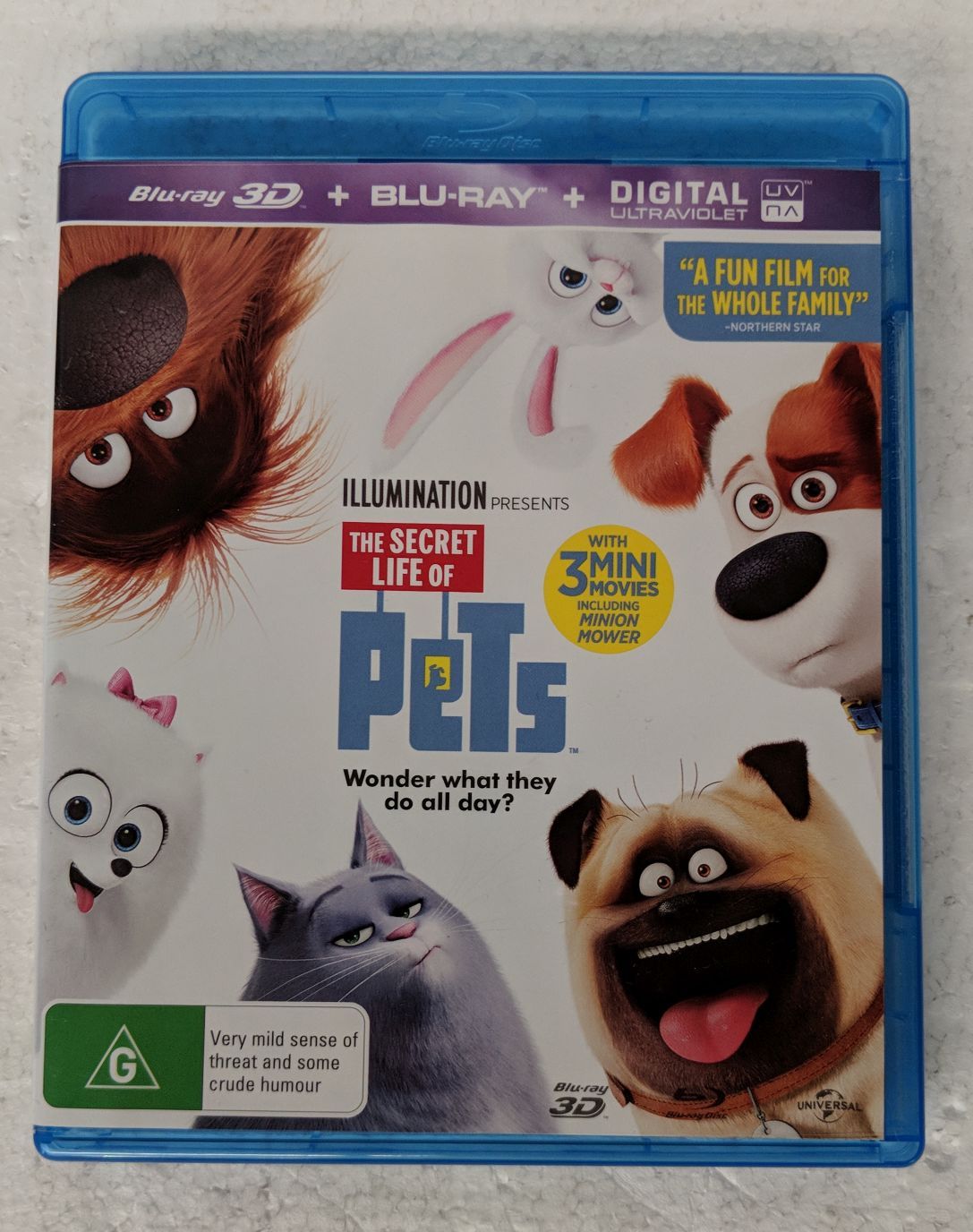 THE SECRET LIFE OF PETS - 3D + 2D Blu-ray 2-DISC Region B oz seller | eBay