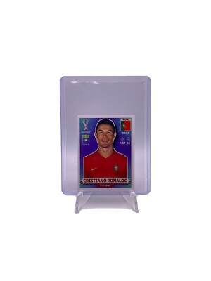 Panini 2022 FIFA World Cup Qatar Cristiano Ronaldo POR 18 Sticker White ...