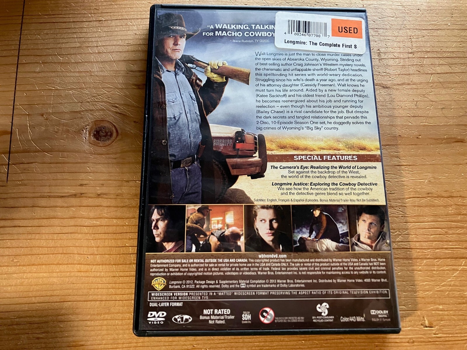Longmire: The Complete First Season 1 DVD | eBay