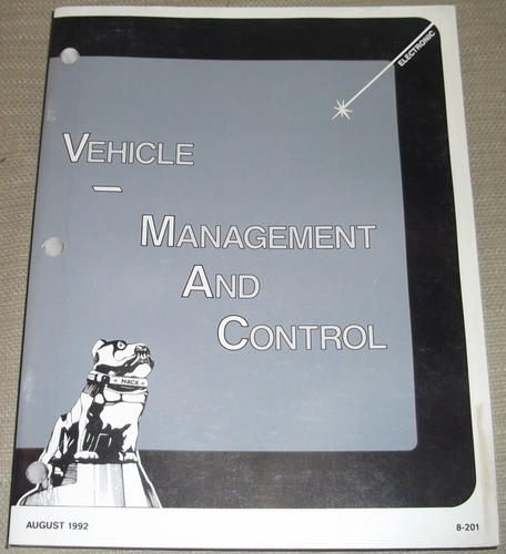MACK V-MAC VEHICLE MANAGEMENT & CONTROL SERVICE SHOP REPAIR WORKSHOP ...