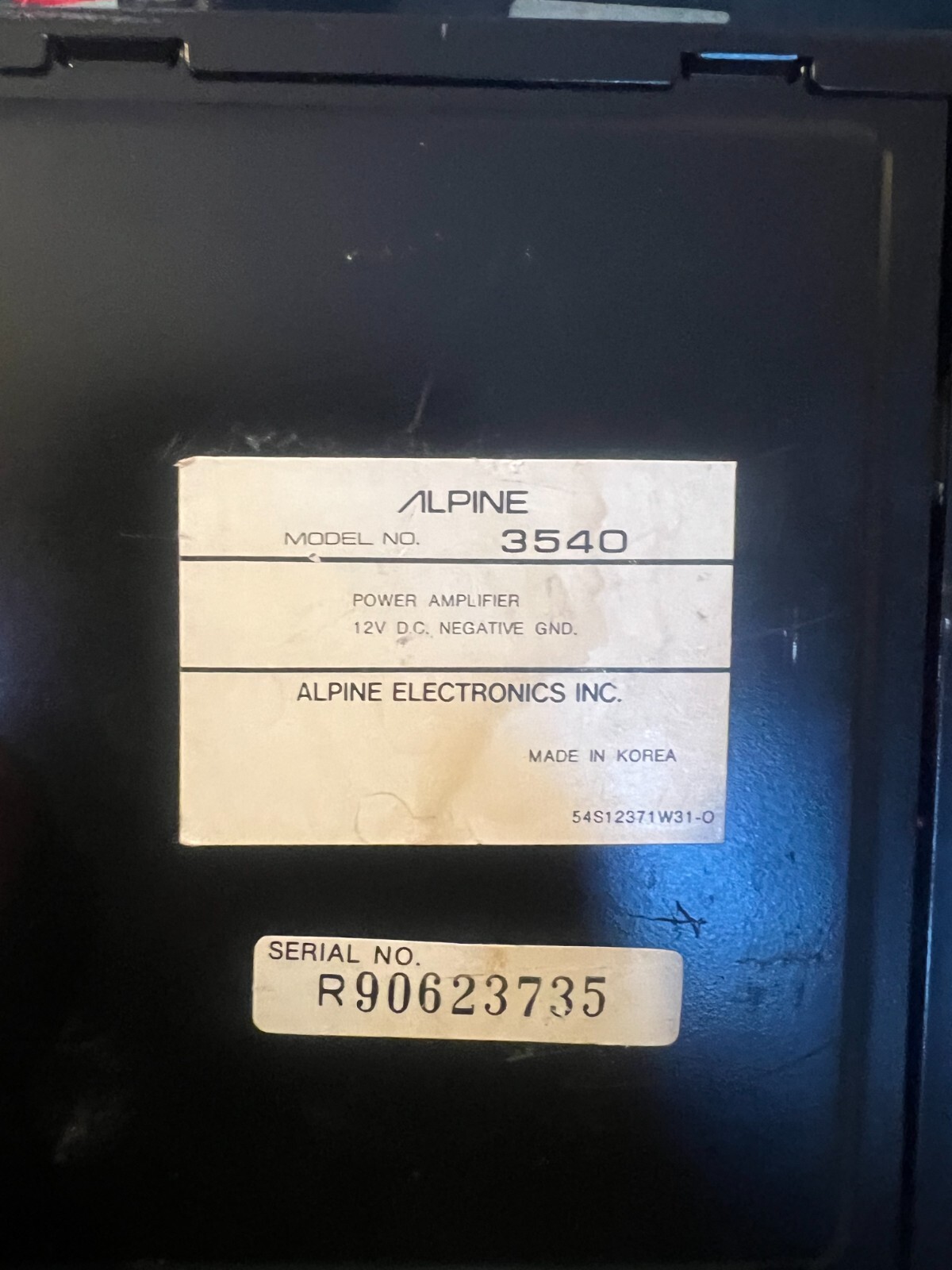Alpine 3540 Vintage Car Audio Amplifier | 2 Channels | Car Audio ...