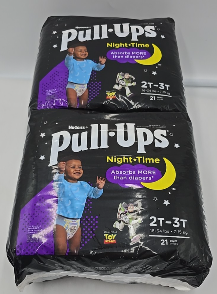 Pull-Ups Boys' Nighttime Potty Training Pants Training Underwear, 2T-3T, 42 Ct 36000513455| eBay