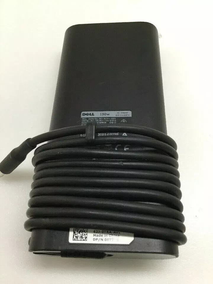 DELL Adapter Charger XPS Inspiron Precision 130W 6.67A 9TXK7 V363H ...