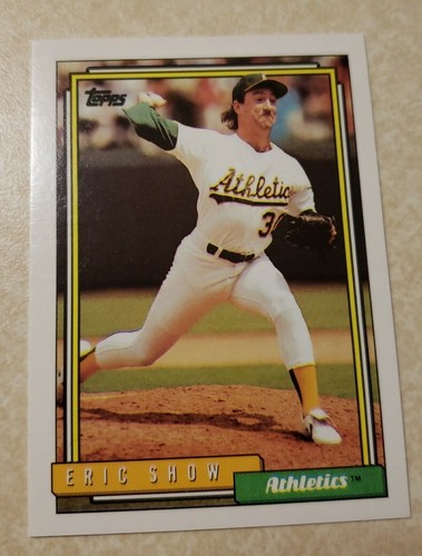 topps 1992 baseball card Eric Show | eBay