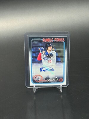 2024 Topps Pro Debut #PD-96 Kevin Parada Auto Rumble Ponies | eBay