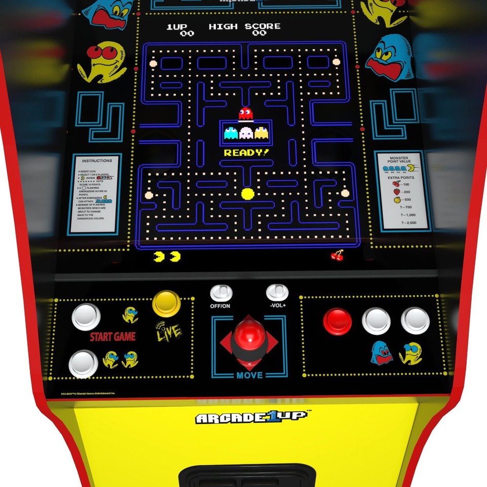 NEW-Arcade1Up Pacman Legacy Deluxe Arcade Machine | eBay