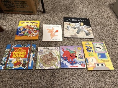Lot Of 7 Children’s Boardbooks 1980’s-2000 Interactive Children’s Books ...