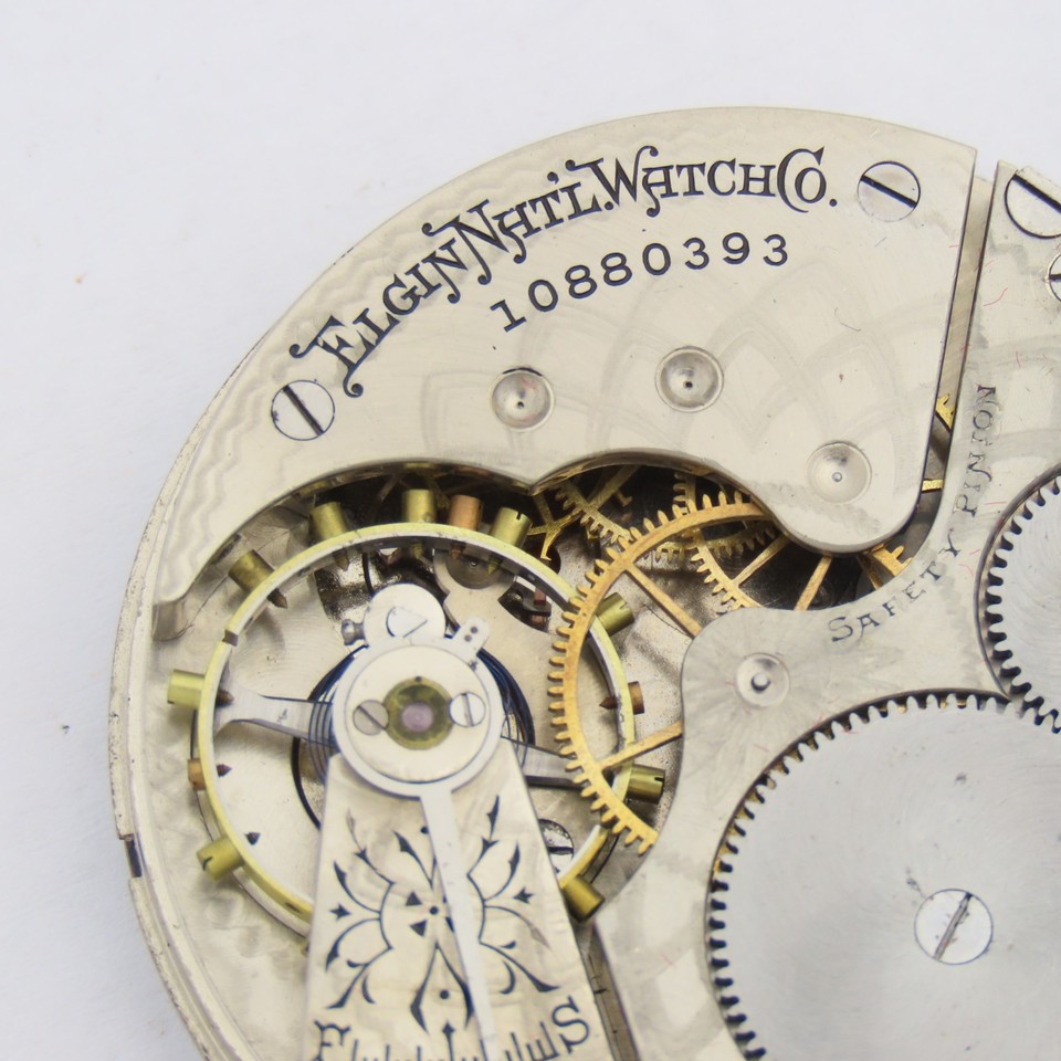 Elgin 16 Size Complete 16 Size Hunting 7 Jewel Pocket Watch Movement | eBay