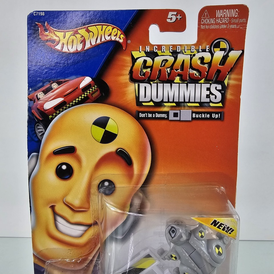 Hot Wheels Crash Test Dummies CATS Hubcat & Divot Figure Set 2004 RARE ...