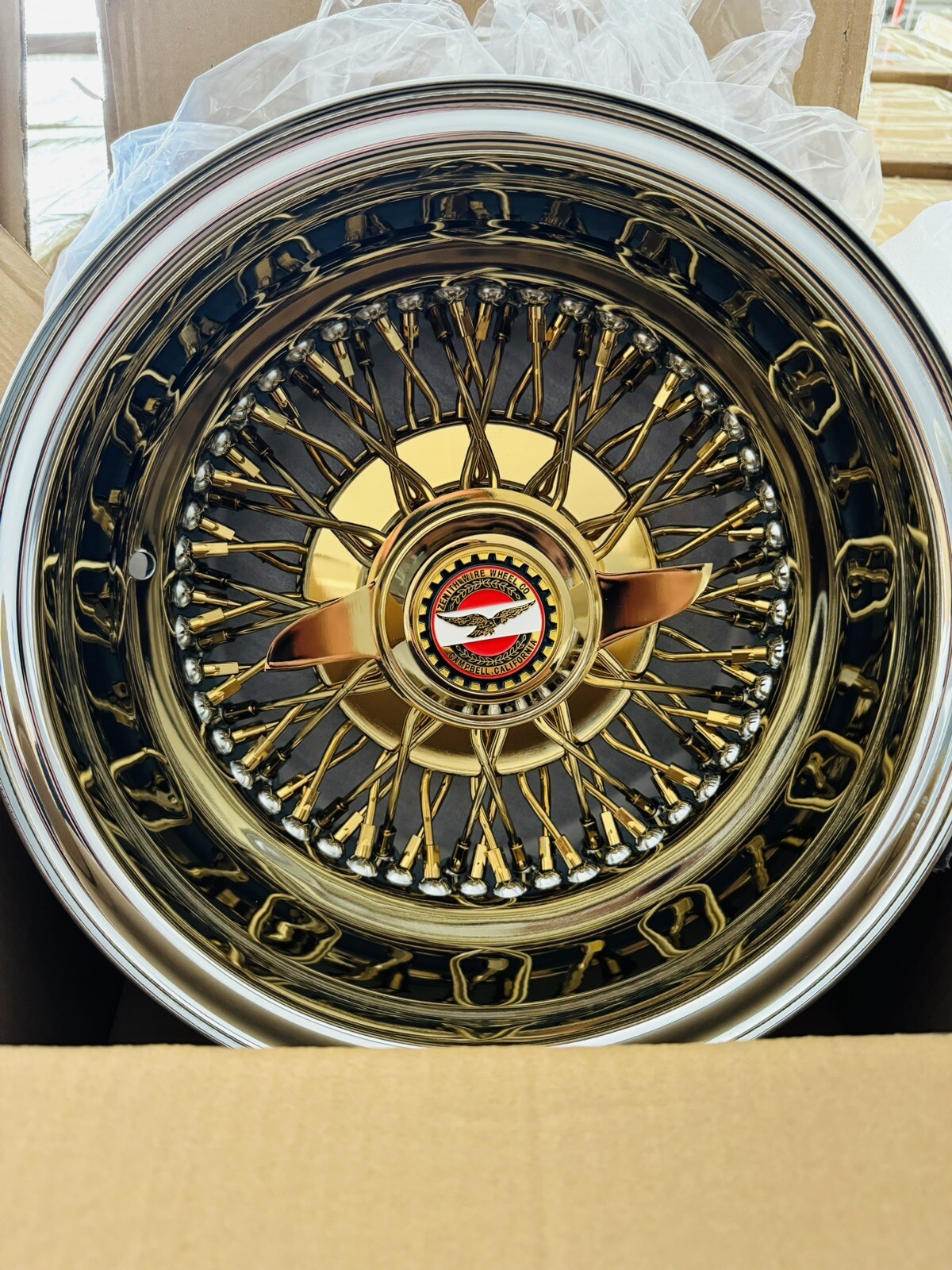 13x7 wire wheels gold Set Of 4 72 Spoke Zenith Style Rims Lowrider 13 ...