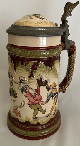 Antique German METTLACH PUG Stein No. 2184, The Dwarfs, 3/10 Litre, Castle Mark | eBay