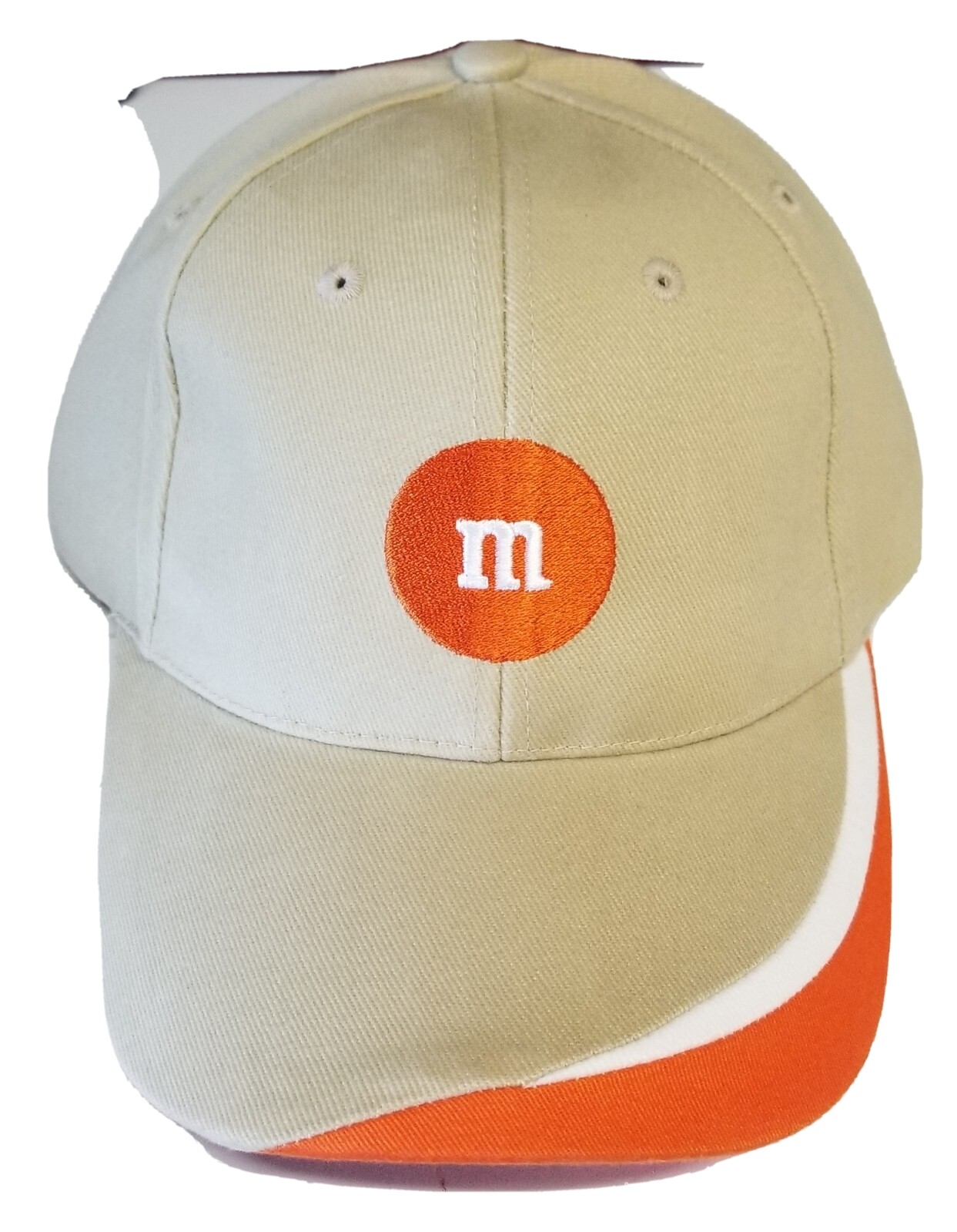 M&M's Orange & Khaki Ball Cap with Orange Lentil Brand New M&Ms Hat | eBay