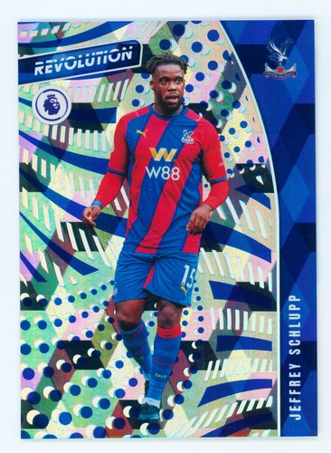 2021-22 Jeffrey Schlupp Panini Revolution Cubic Foil Crystal Palace ...