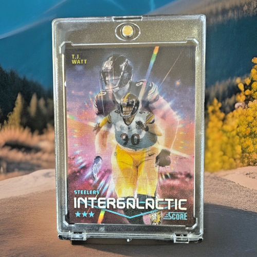 2024 Score Football - Intergalactic - T.J. Watt CASE HIT SSP - #10 ...