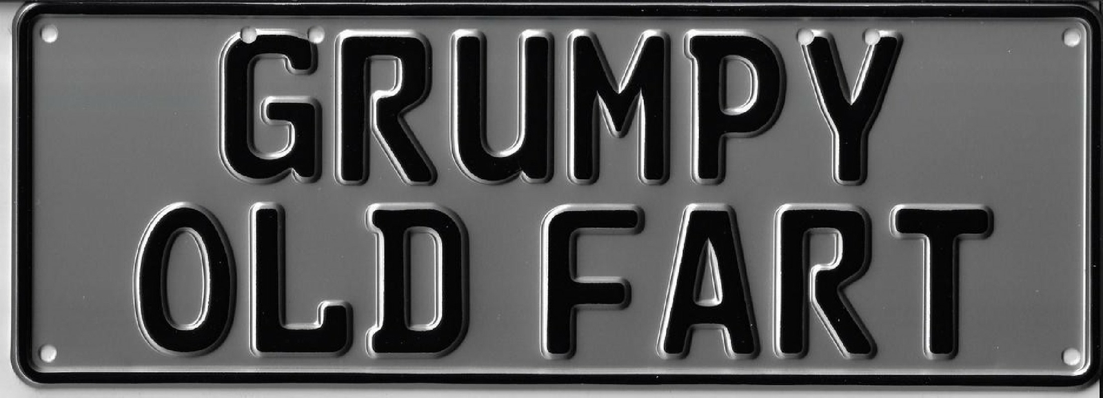 Grumpy Old Fart Novelty Number Plate - Novelty Number Plates | eBay
