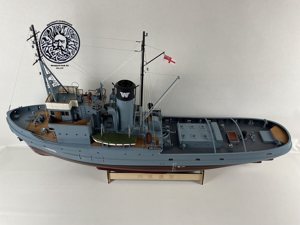 HMS ENVOY Class Tugboat 1:48 1100mm 43" Fiberglass Hull RC Model Ship ...