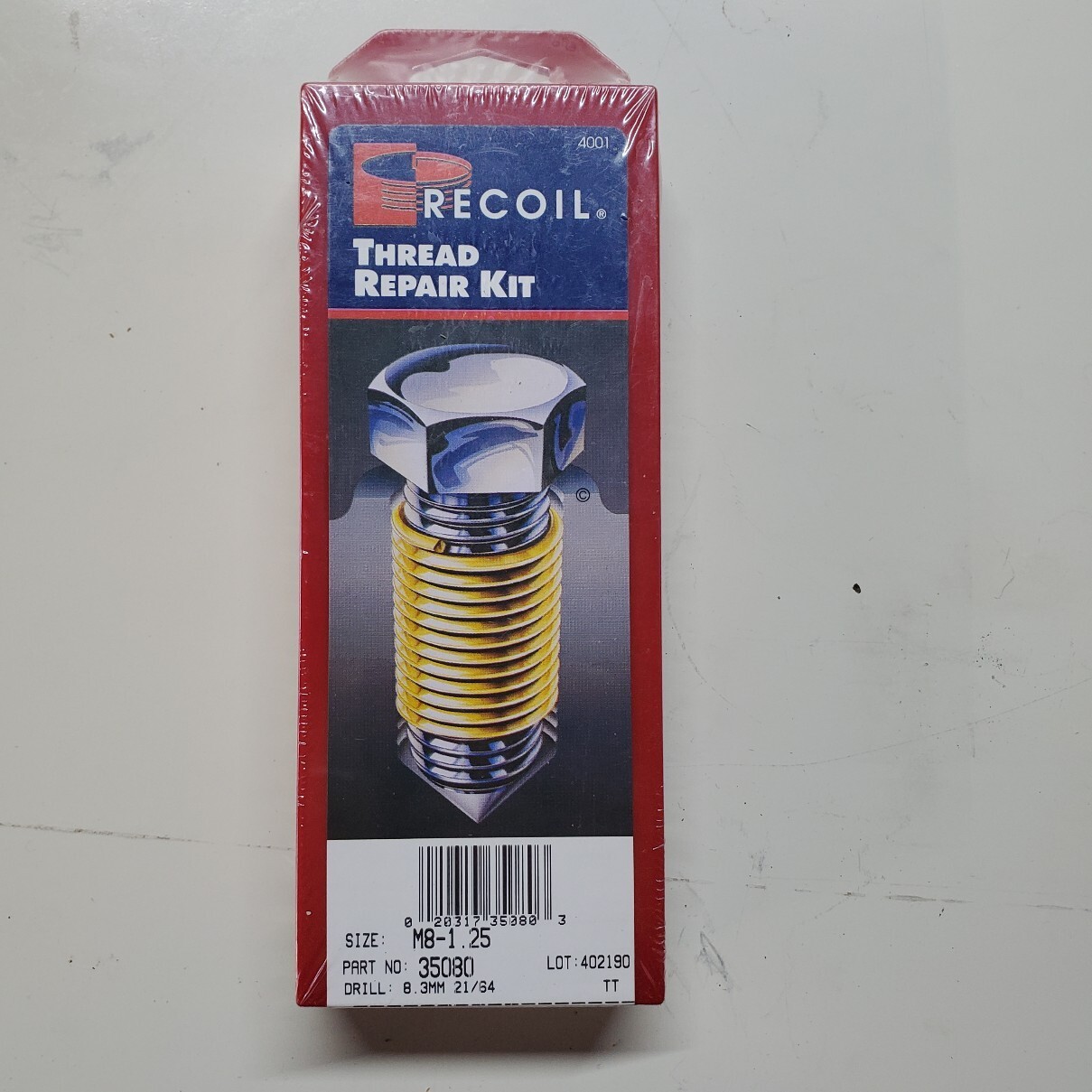 Brand New Recoil M8-1.25 Thread Repair Kit Helical Stainless Steel ...