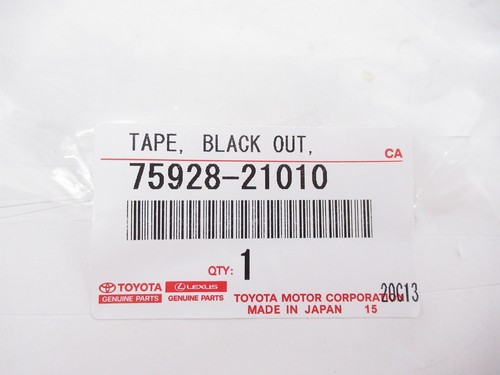 Genuine OEM Scion 75928-21010 Driver Side Black Out Tape No.4 2011-2016 ...