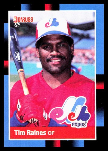 1988 Donruss 345 Tim Raines Montreal Expos Baseball Card | eBay