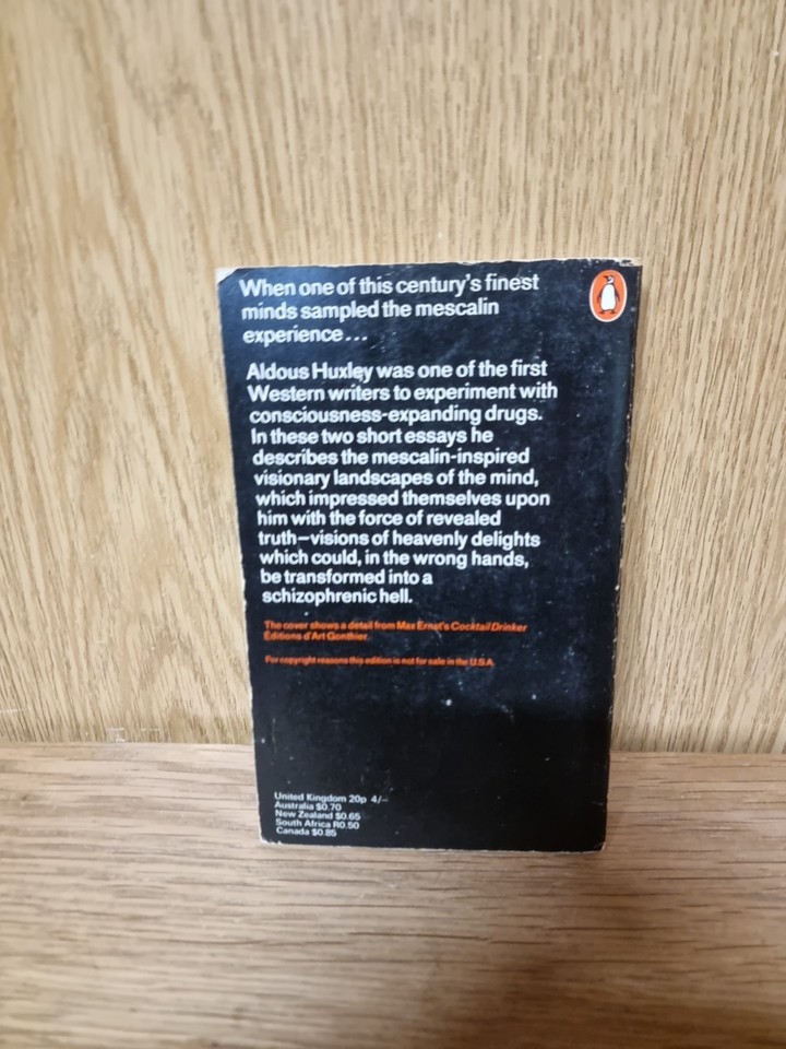 The Doors of Perception and Heaven and Hell (Aldous Huxley - 1969) (27t ...