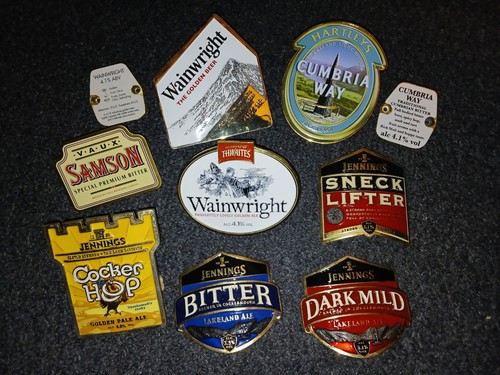 Metal Beer Pump Clips Job Lot Collection 8x Various Breweries -Man Cave ...