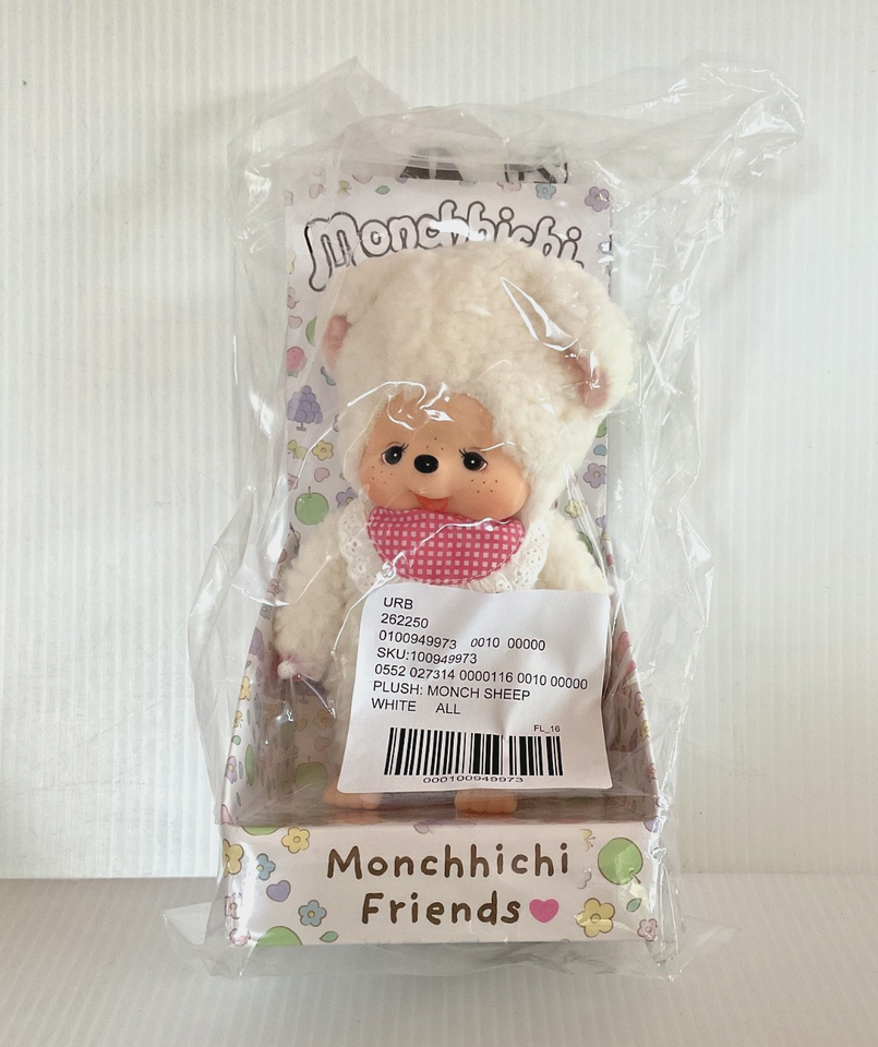 Monchhichi Friends Sheep Plushie Chamu Sekiguchi 8" | eBay