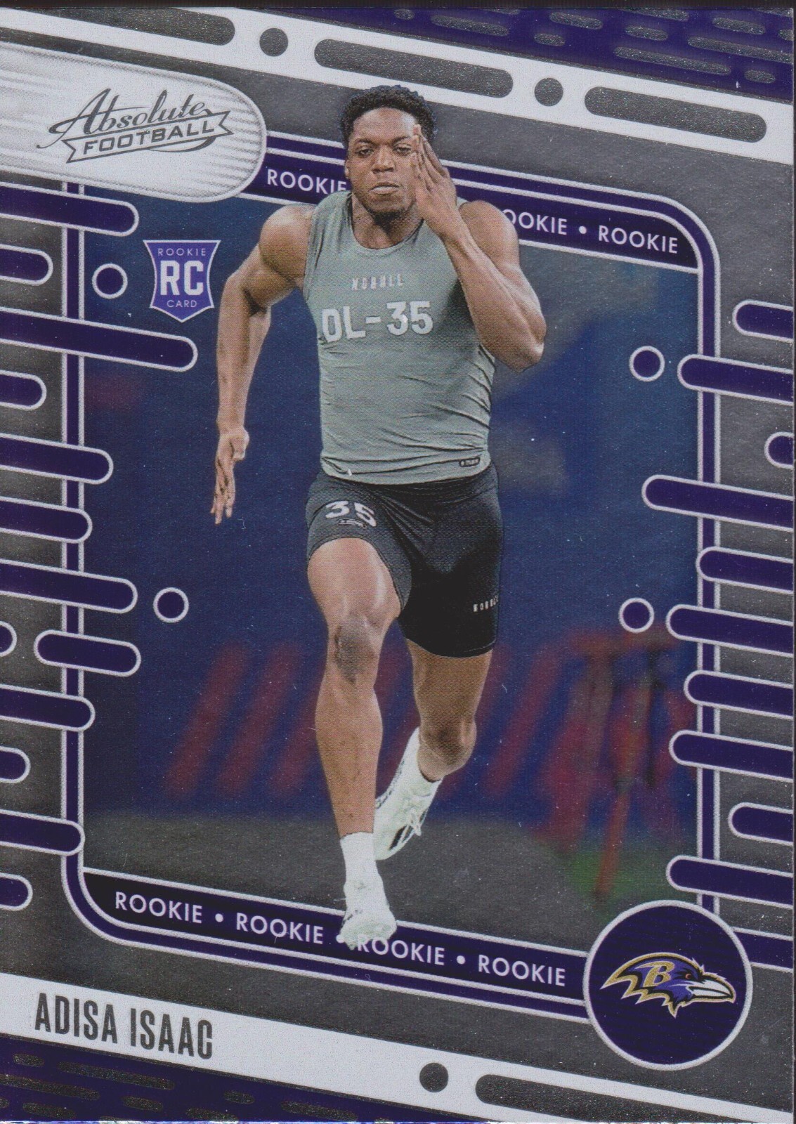 2024 Panini Absolute #174 Adisa Isaac Baltimore Ravens Rookie Football ...