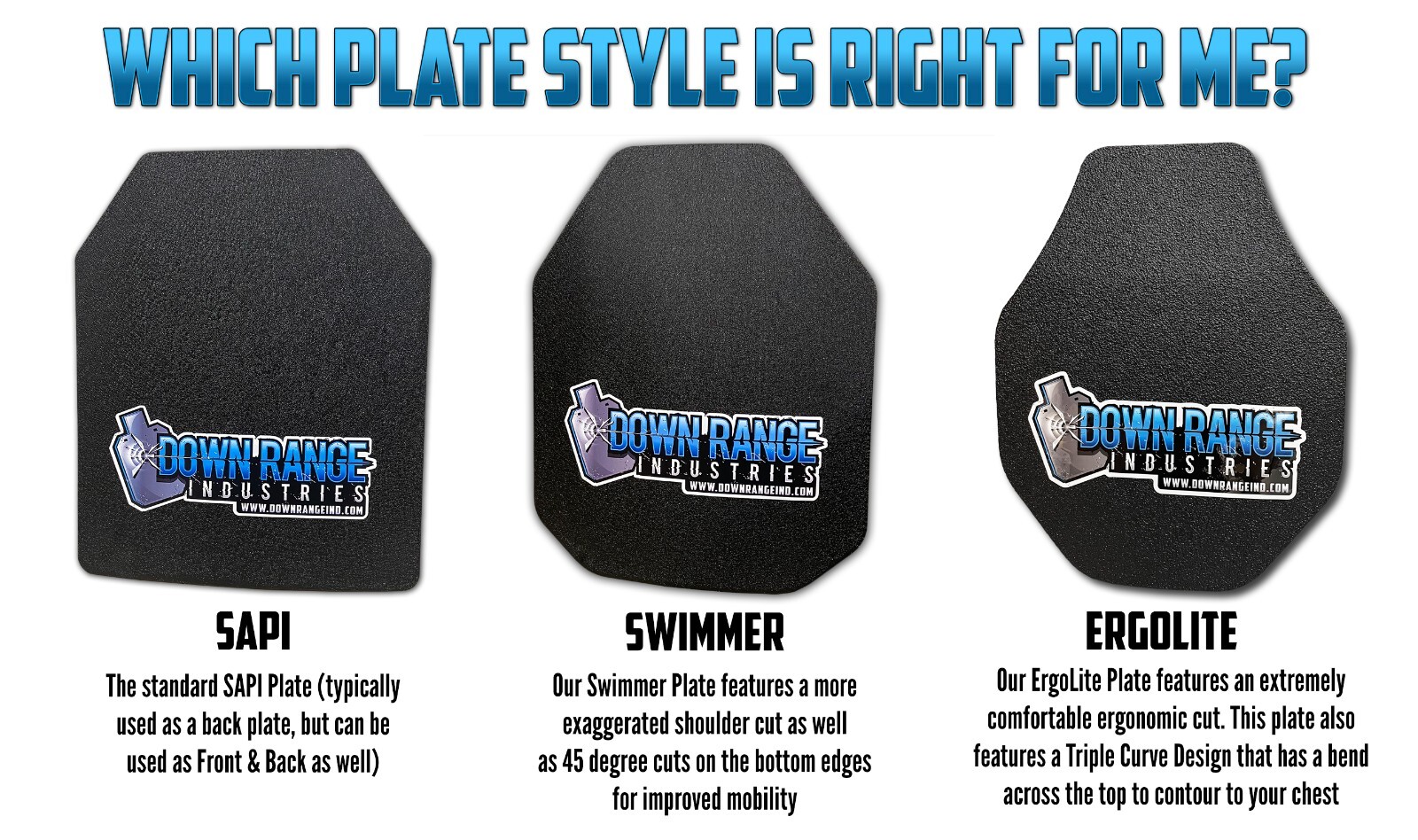 AR500 Level 3 III Body Armor Plates - Multi-Curved SPALL COATING ...