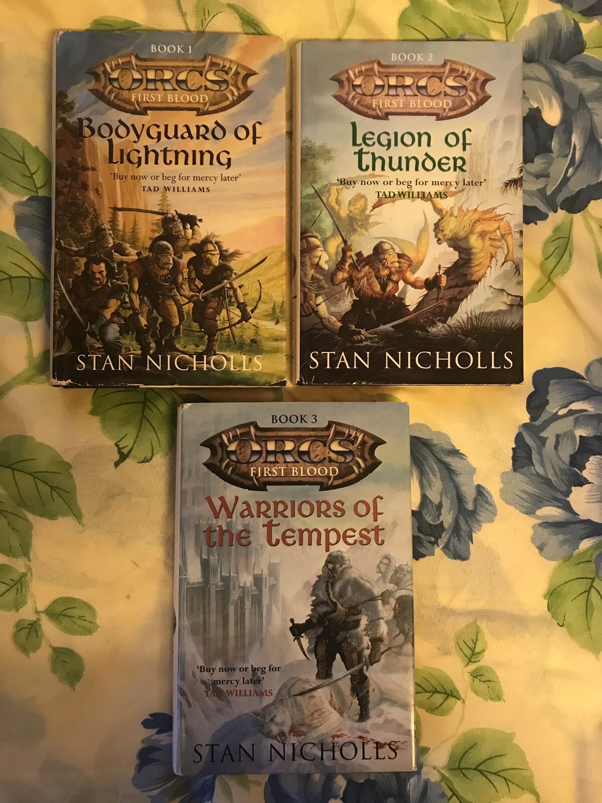 Orcs First Blood Trilogy , Stan Nicholls, Hardbacks | eBay