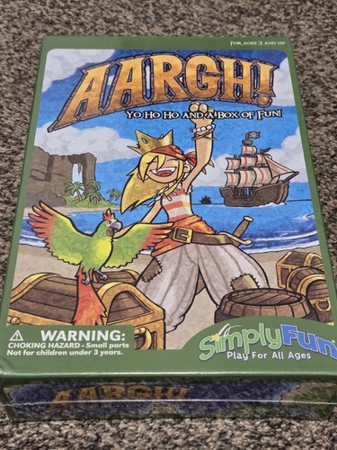 Aargh! Pirate Game by Simply Fun 2008 Edition New Sealed Family Kids | eBay