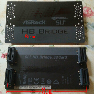 1pcs New SLI HB Bridge 3S HB 80mm 2 Ways For Graphics Video Card | eBay