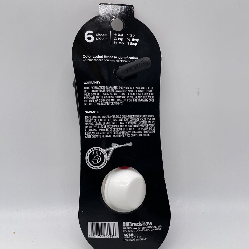 Good Cook Touch 6 Piece Measuring Spoon Set, White | eBay