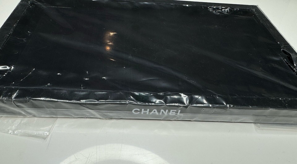 Chanel Logo Tray Jewelry Tray Tray Interior Small Item Holder Black ...