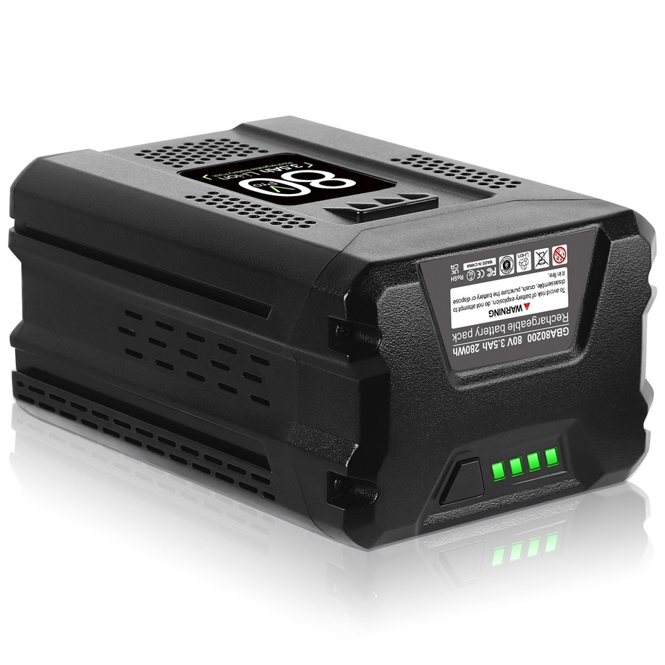 2pack For Greenworks Pro 80 Volt 3.5Ah Lithium-Ion Battery GBA80200 ...