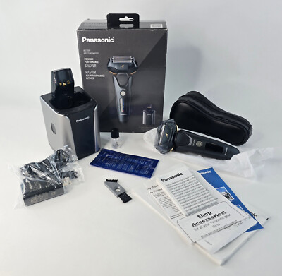 Panasonic Arc 5 Wet/Dry Cordless Premium Shaver & Cleaning Station ES ...