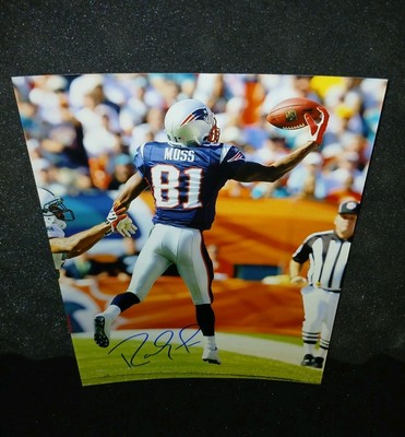 Randy Moss Signed Autographed 8x10 Photo Patriots Minnesota Vikings NFL ...