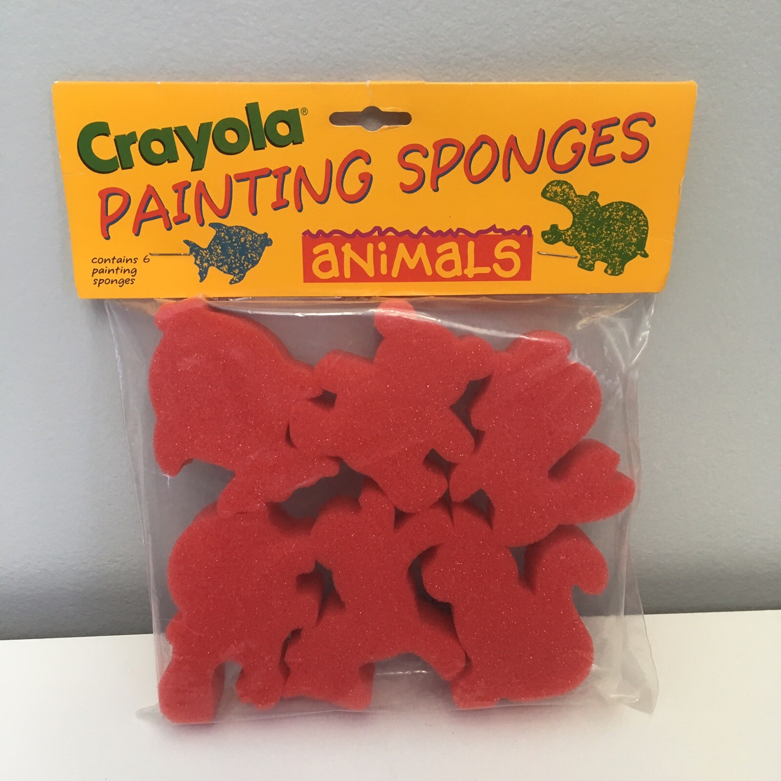 Crayola Painting Sponges Stampers Vintage Arts and Crafts Animal ...