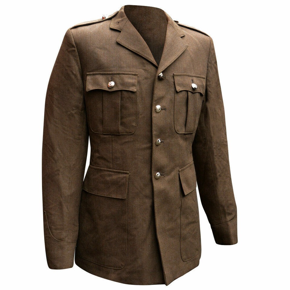 Genuine British Army No 2 Dress Uniform Jacket Tunic All Ranks Brown ...
