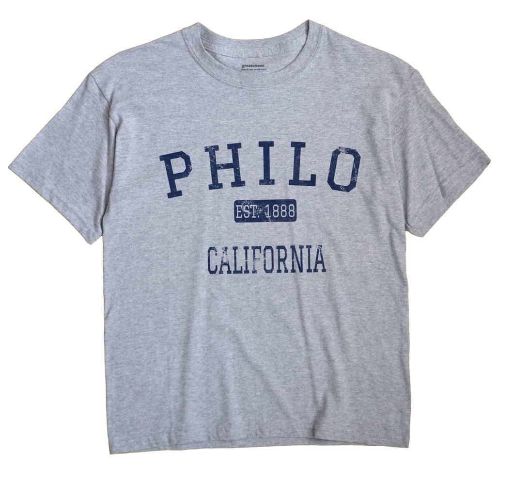 Philo California CA T-Shirt EST | eBay
