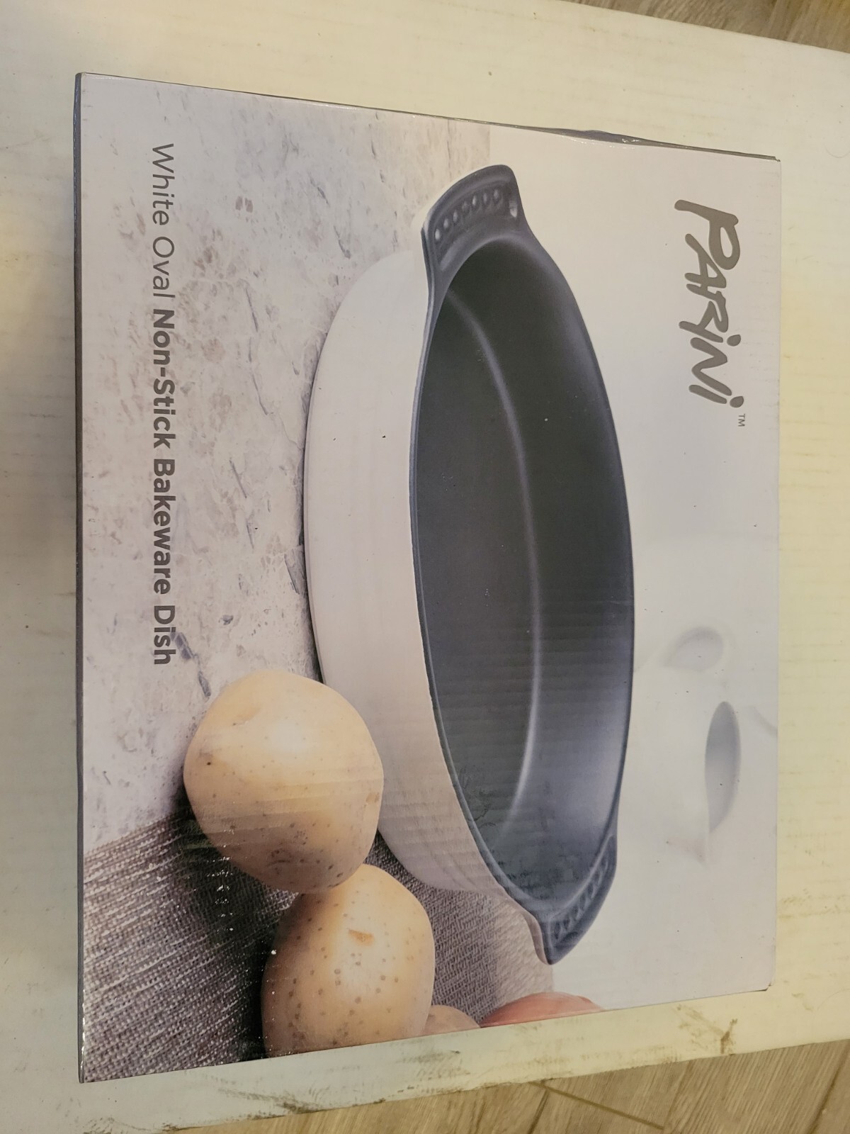 parini white oval non-stick bakeware dish | eBay