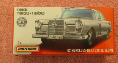 matchbox 62 mercedes benz 220 se sedan 2020 mib power grab | eBay Australia
