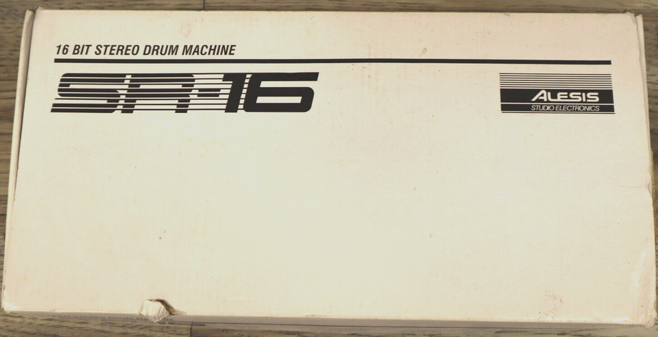 Alesis SR16 SR-16 Digital Drum Machine 16-Bit w/ Manual & Box ...
