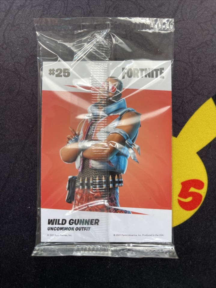 Panini 2021 Fortnite Series 3 WILD GUNNER Uncommon Outfit #25 LASER ...