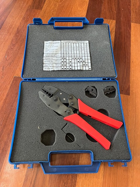 Pasternack Coaxial Crimp Tool Set 4100 Crimper W/ 4100-55 56 57 & 59 ...