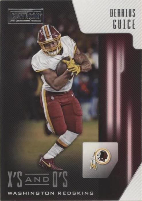 2018 Panini Playbook - X's and O's Derrius Guice #39 (RC) for sale ...
